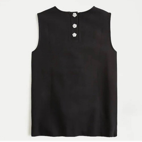 J. Crew | Tops | J Crew Button Jewel Top | Poshmark